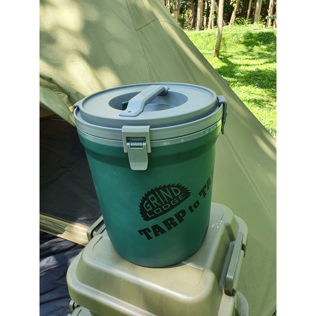 GRIND LODGE สติ๊กเกอร์แค้มป์ปิ้ง กันน้ำ - sinlaparangsit - ThaiPick