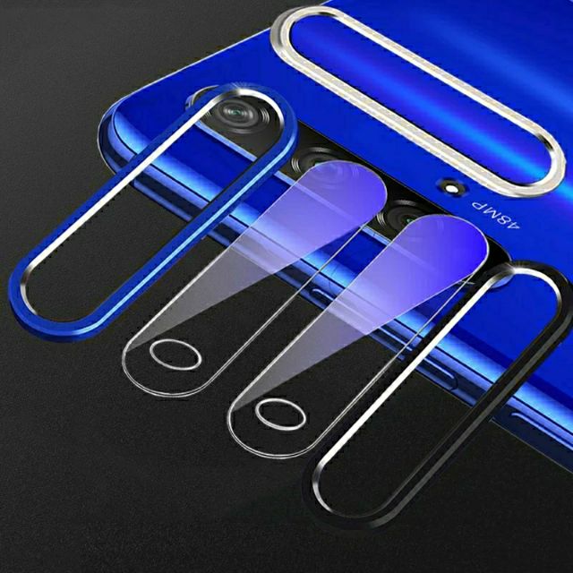 Nova 5TMetal Camera Lens Protective Ring Cover & Tempered Glass Film ...