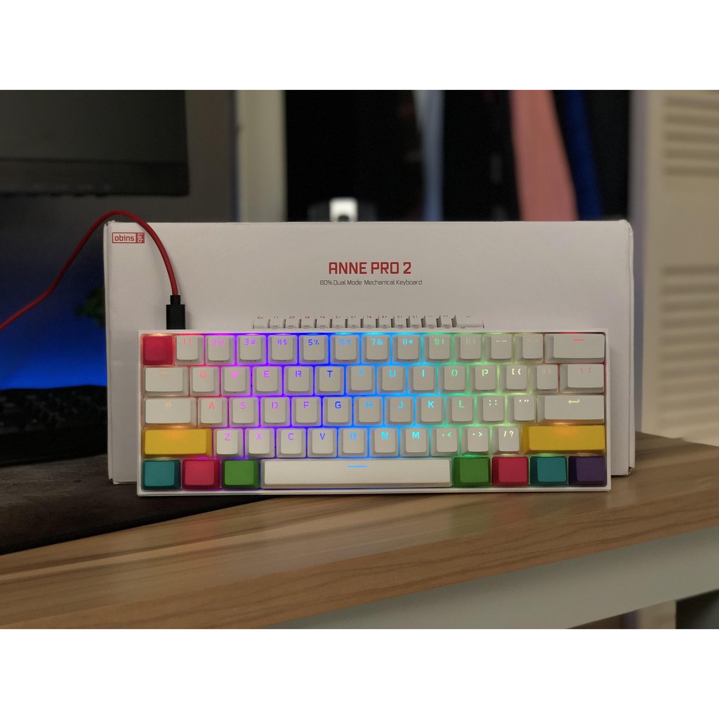 **พร้อมส่ง** ANNE PRO 2 MECHANICAL RGB WIRELESS KEYBOARD 60% | รุ่นใหม่ ...