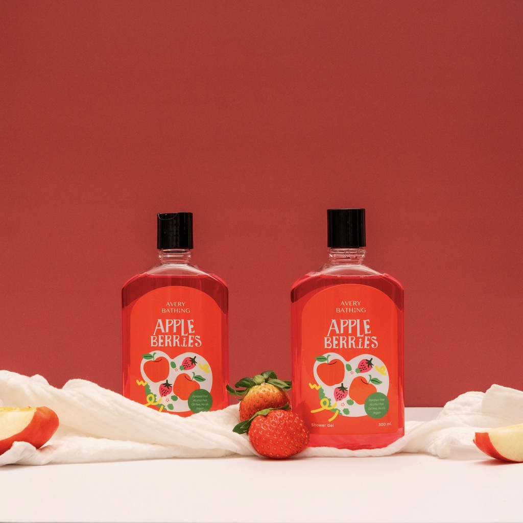 เจลอาบน้ำเอเวอรี่ บาธติ้ง กลิ่น AppleBerries - Avery Bathing Shower Gel ...