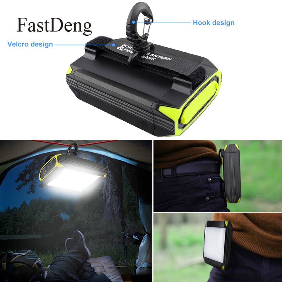 Hot StockFlasher Mobile Power Bank Flashlight USB Port Camping Tent ...