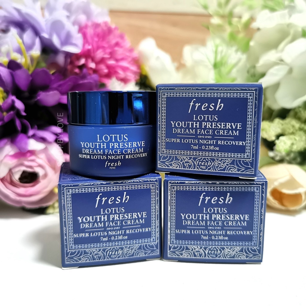 FRESH Lotus Youth Preserve Dream Face Cream ขนาด 7ml - shopbylove ...