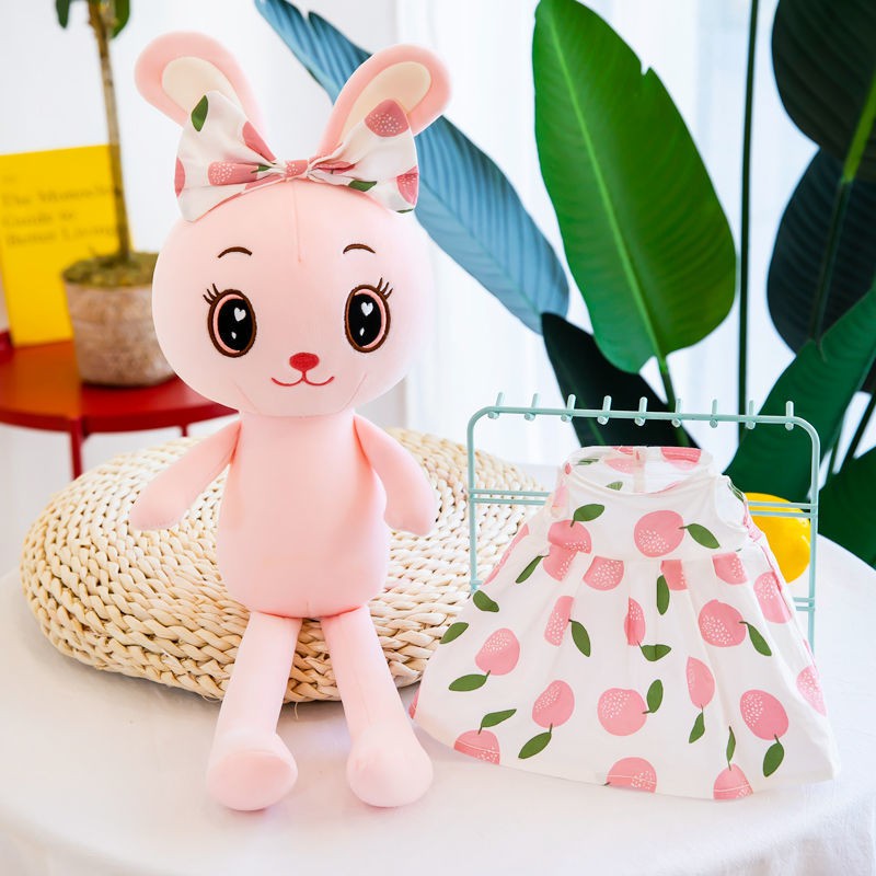 Plush Toy Rabbit Cute Bed Girl Princess Cute Queen Little Bunny Doll ...