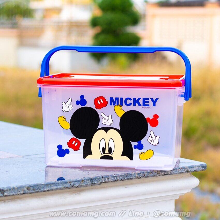 กล่องอเนกประสงค์มีหูหิ้ว กล่องใส่ของเตรียมคลอด ลายการ์ตูนลิขสิทธิ์แท้ ...