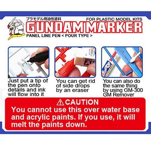 Gundam Marker GM07 สำหรับใช้กับงานโมเดลต่างๆ ปากการะบายสี แต่งสี แต่ง ...