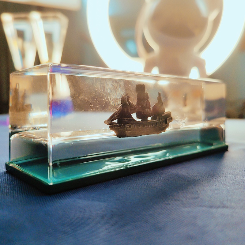Titanic Table Cruise Ship Fluid Drift Bottle Decoration Ornaments Home ...