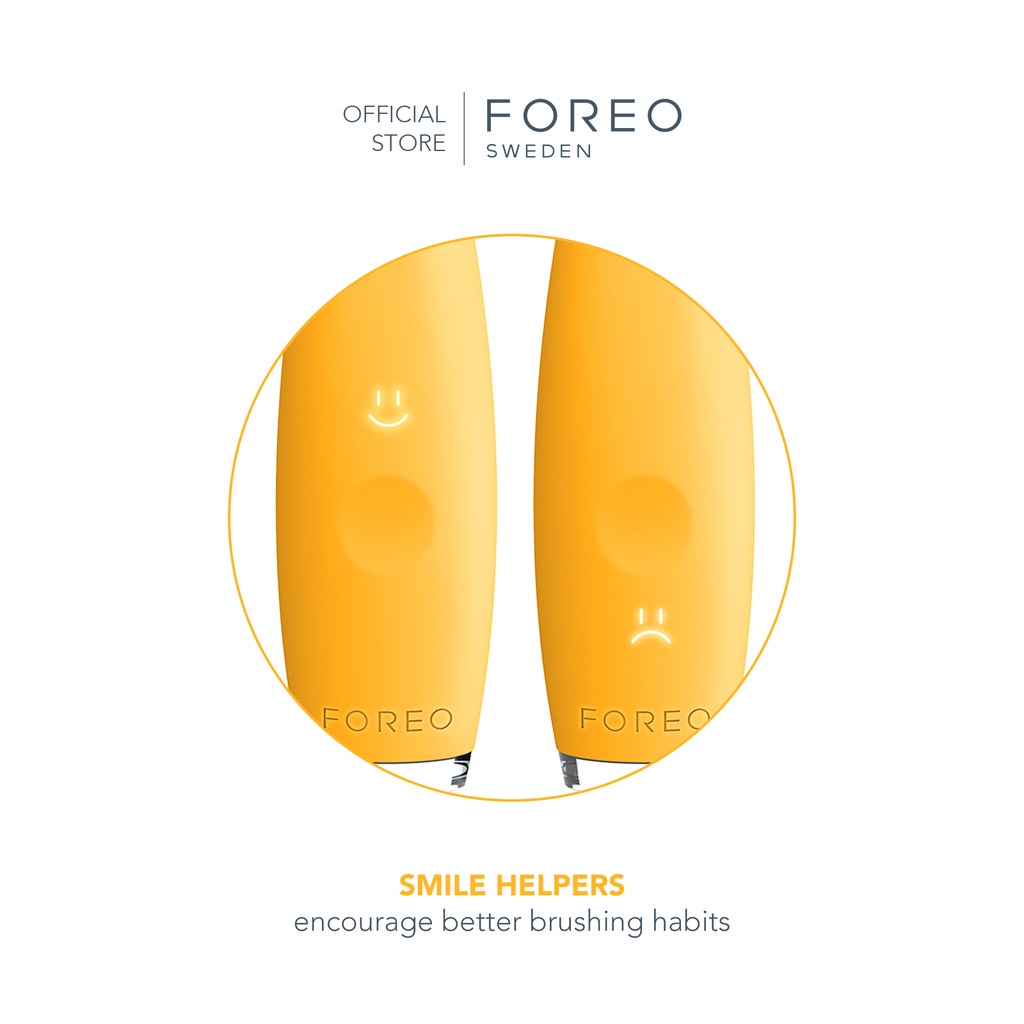 FOREO ISSA Mikro - Sunflower Yellow แปรงสีฟันไฟฟ้า ฟอริโอ้ อิซซ่าไมโคร ...
