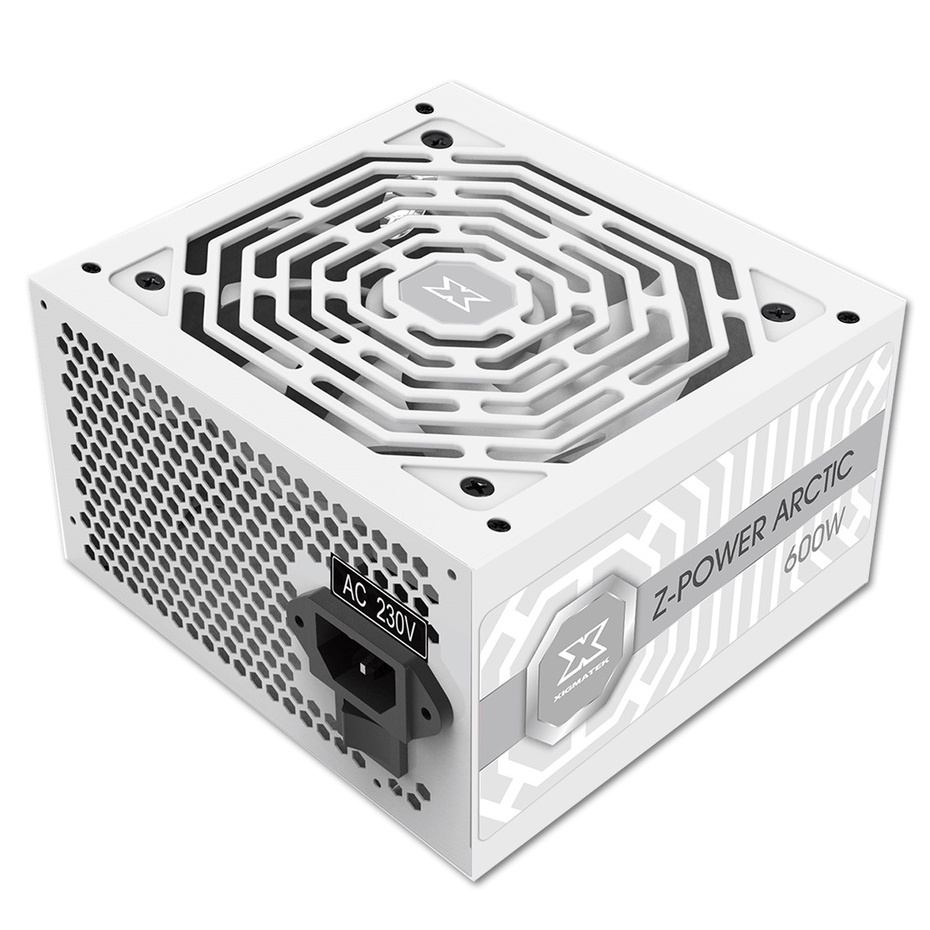 POWER SUPPLY (อุปกรณ์จ่ายไฟ) XIGMATEK Z-POWER SERIES 600W (มี 2 สี ขาว ดำ) (5Y) ของแท้ ...