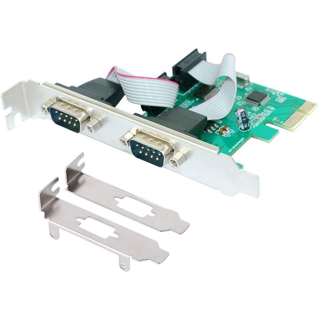 Card PCI Express X1 Serial 2Port/RS-232/RS232/DB9 - IT_2U - ThaiPick