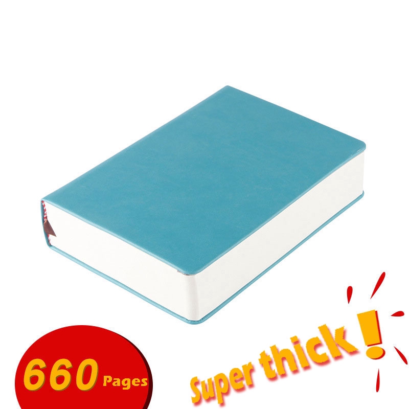 Super thick blank notebook A6 A5 available Hard cover diary 330 sheets ...