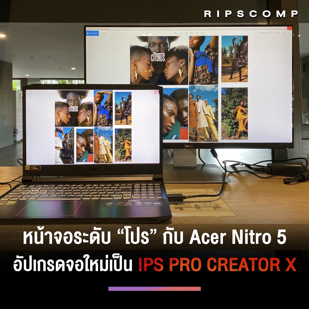 จอโน้ตบุ๊ค 15.6 นิ้ว IPS Pro Creator X 144Hz (100 AdobeRGB) LED Slim 40 ...