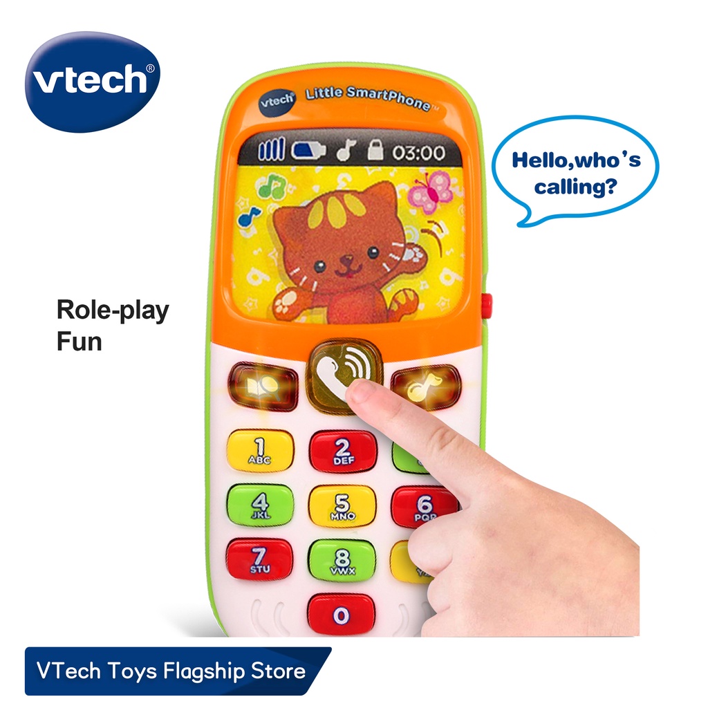 VTech Orange Color Little Smartphone Baby Phone Toys (6912 months ...