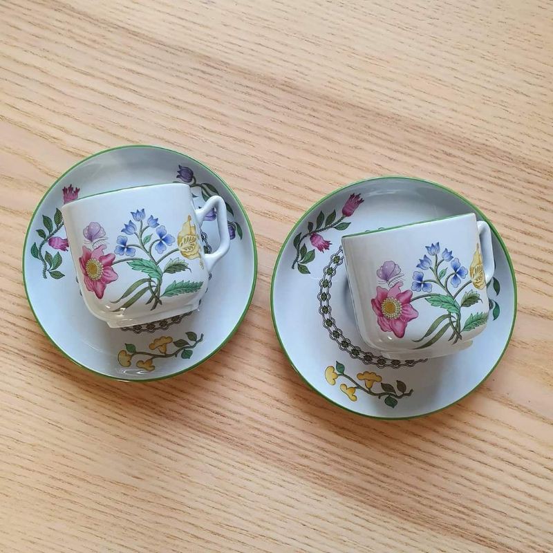 Spode Summer Palace W150 Espresso Coffee Duo Set ...