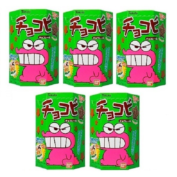 Tohato Chocobi Crayon Shin Chan chocolate mini cookies x5 packs DIRECT ...