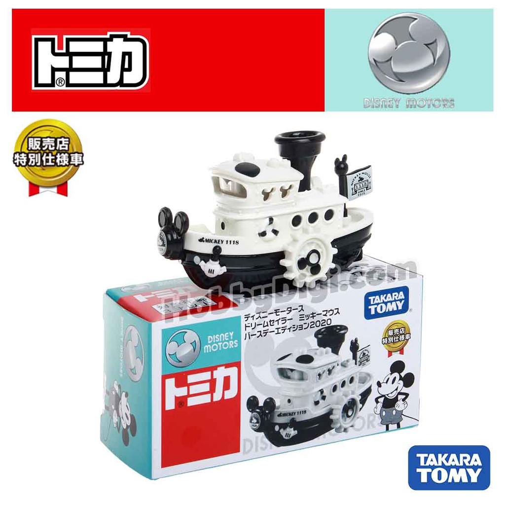 รถเหล็กTomica ของแท้ Tomica Mall Original Disney Motors Dream Sailor Mickey Mouse Birthday ...