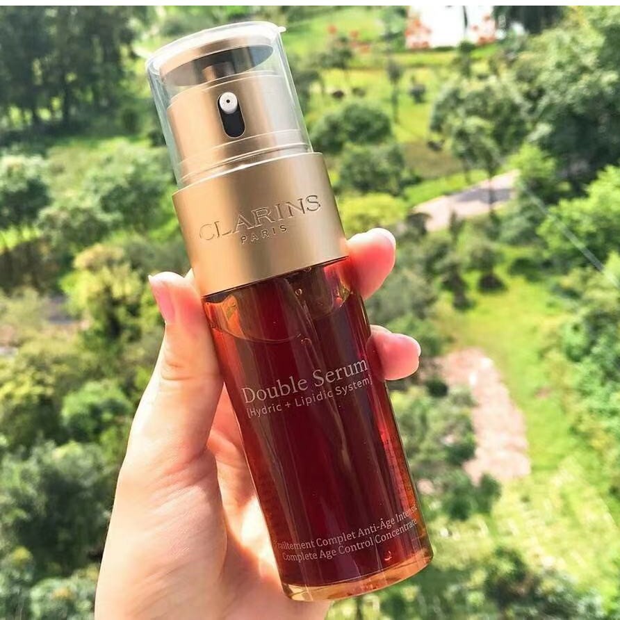 ทำในปี 2020 Clarins Double Serum Complete Age Control Concentrate พร้อมกล่อง 30ml 50ml ...