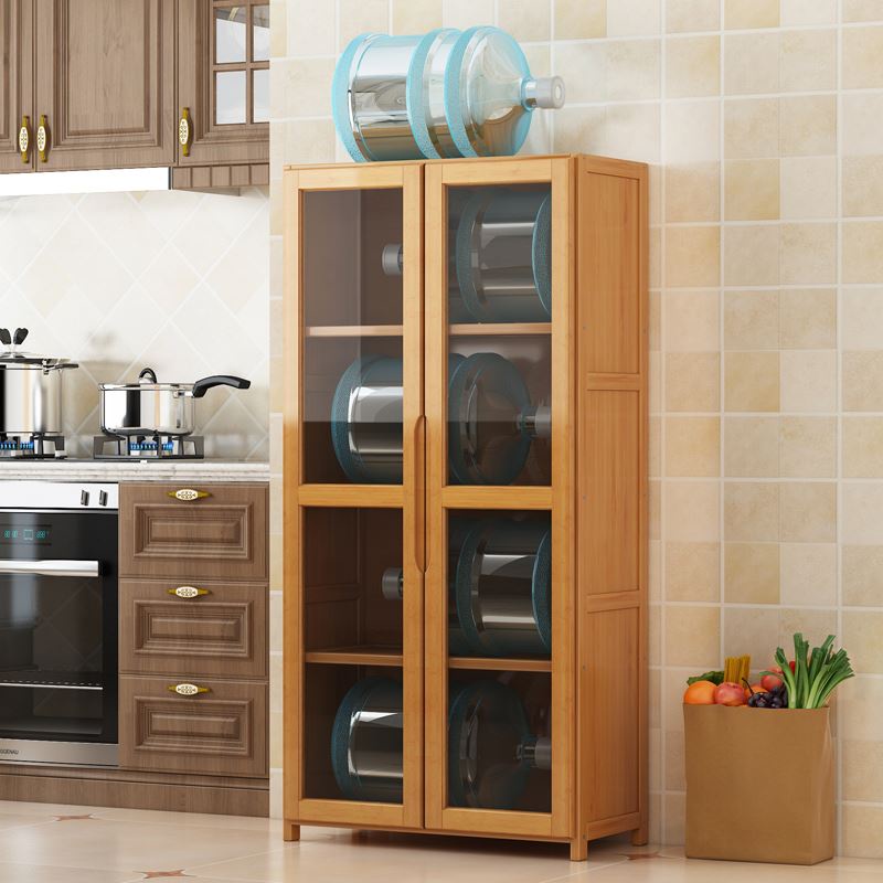 Kitchen cabinet floor integrated Japanese meal side cabinet household ...