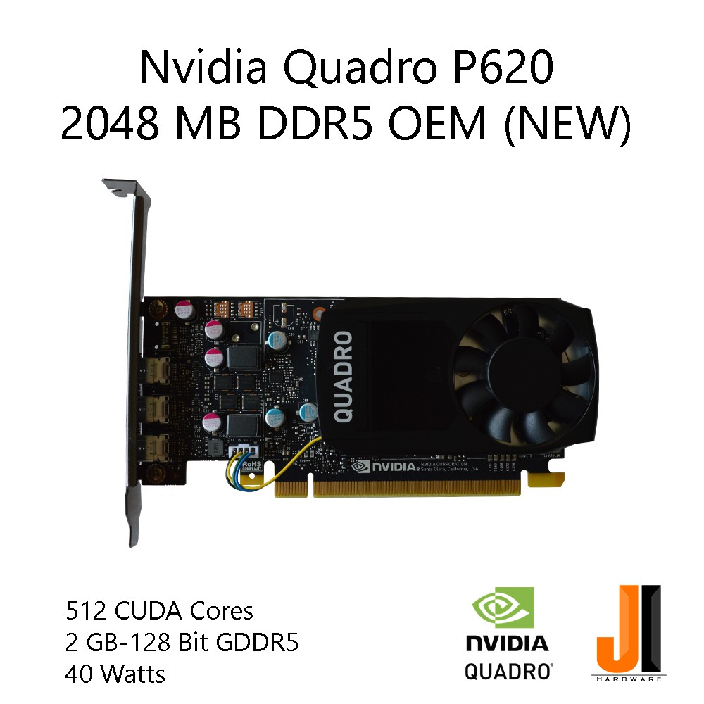 Nvidia Quadro P620 2GB DDR5 OEM (ของใหม่มือ 1 ) - jihardware - ThaiPick