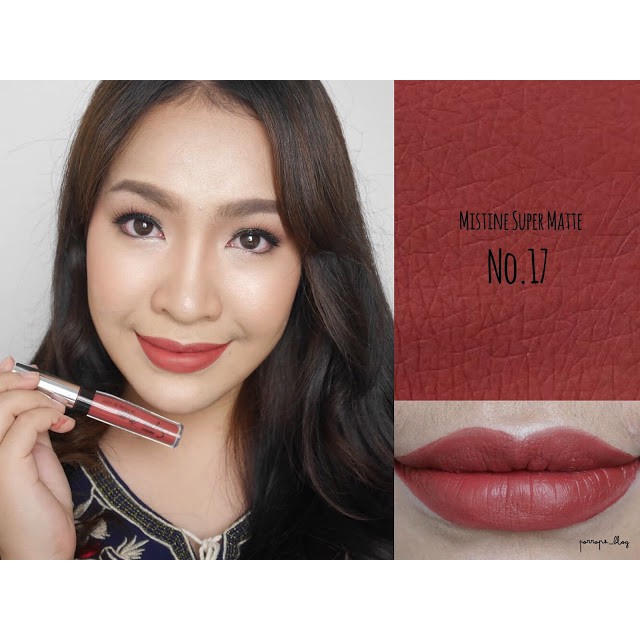 (16-30) Mistine ลิปซุปเปอร์ แมทท์ 30สี Super Matte Lip Color ...