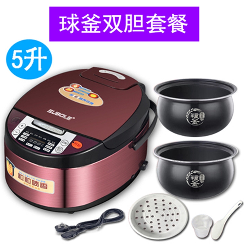 หม้อหุงข้าวใหม่หม้อหุงข้าว Supora ของใช้ในครัวเรือน 5 ลิตรความจุสูงฉลาด ...