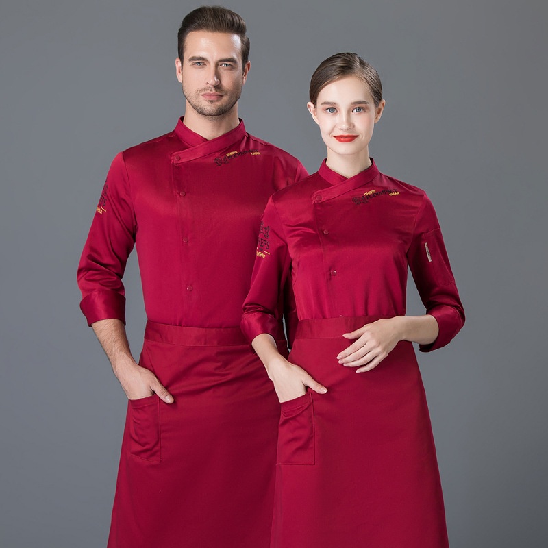 Jinrui Professional Customized Clothing Chef Work Clothes Long-Sleeved ...