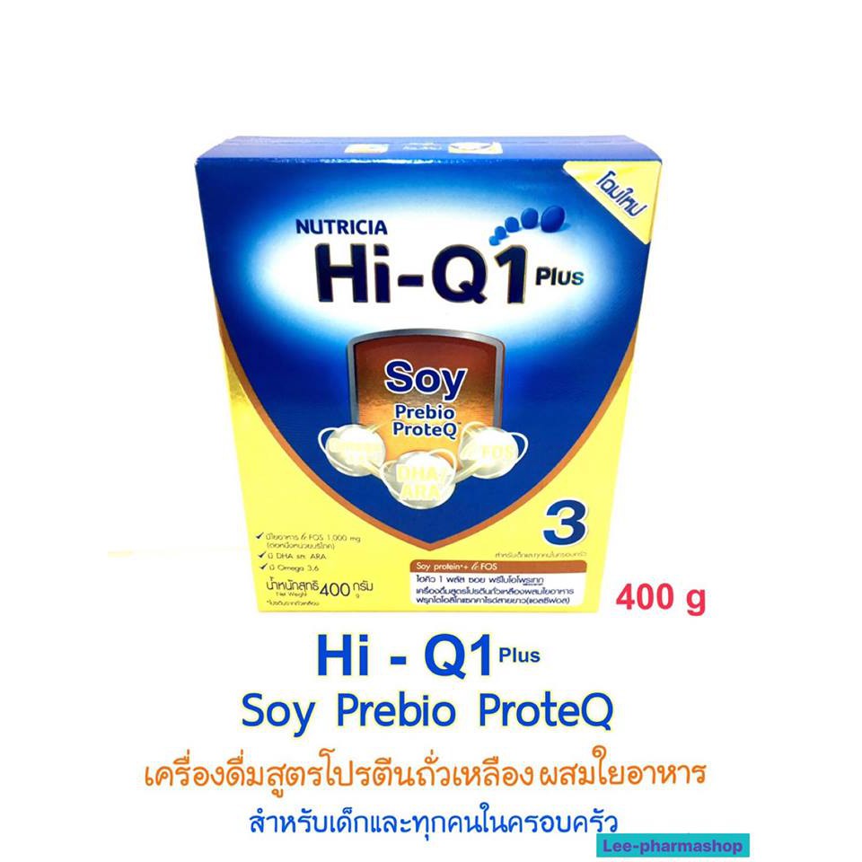 Hi-Q 1 PLUS Soy Prebio ProteQ สูตร 3 ขนาด 400g // ไฮคิว วัน พลัส | Shopee Thailand