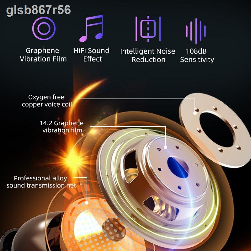 Original Wireless Earphones M11 TWS Bluetooth In-ear Earbuds Noise ...