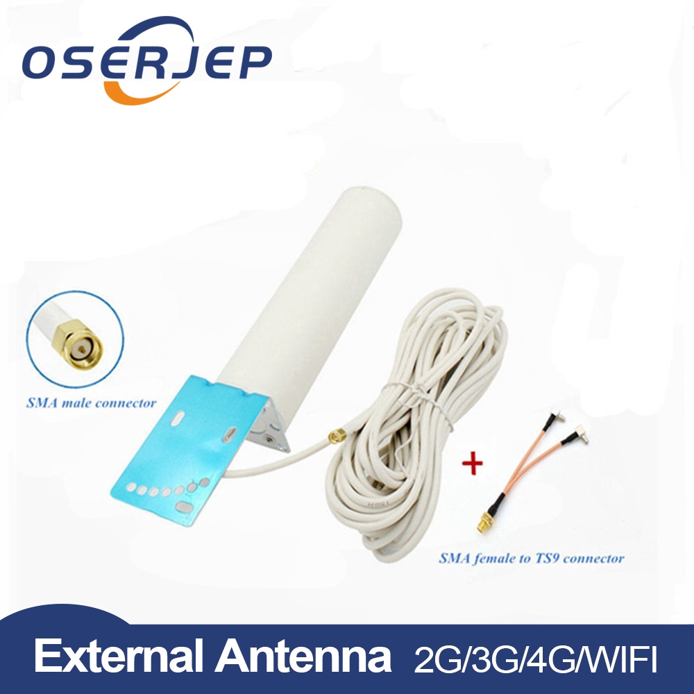 4G LTE SMA male Antenna 10m +SMA-F to TS9/CRC9/SMA male for 3G 4G ...