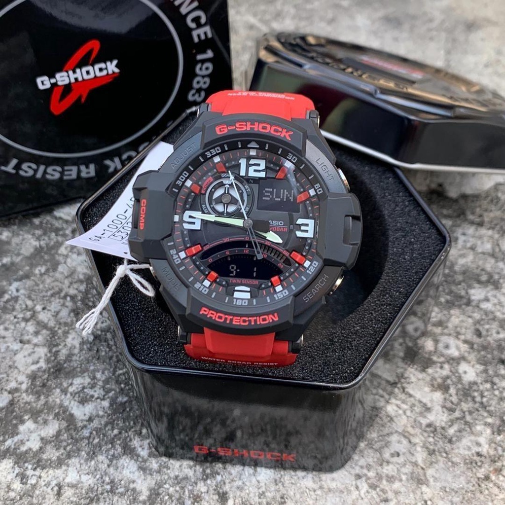 (เดิมอย่างเป็นทางการ) Casio G-Shock Gravity Master GA-1000-4B นาฬิกาแรง ...
