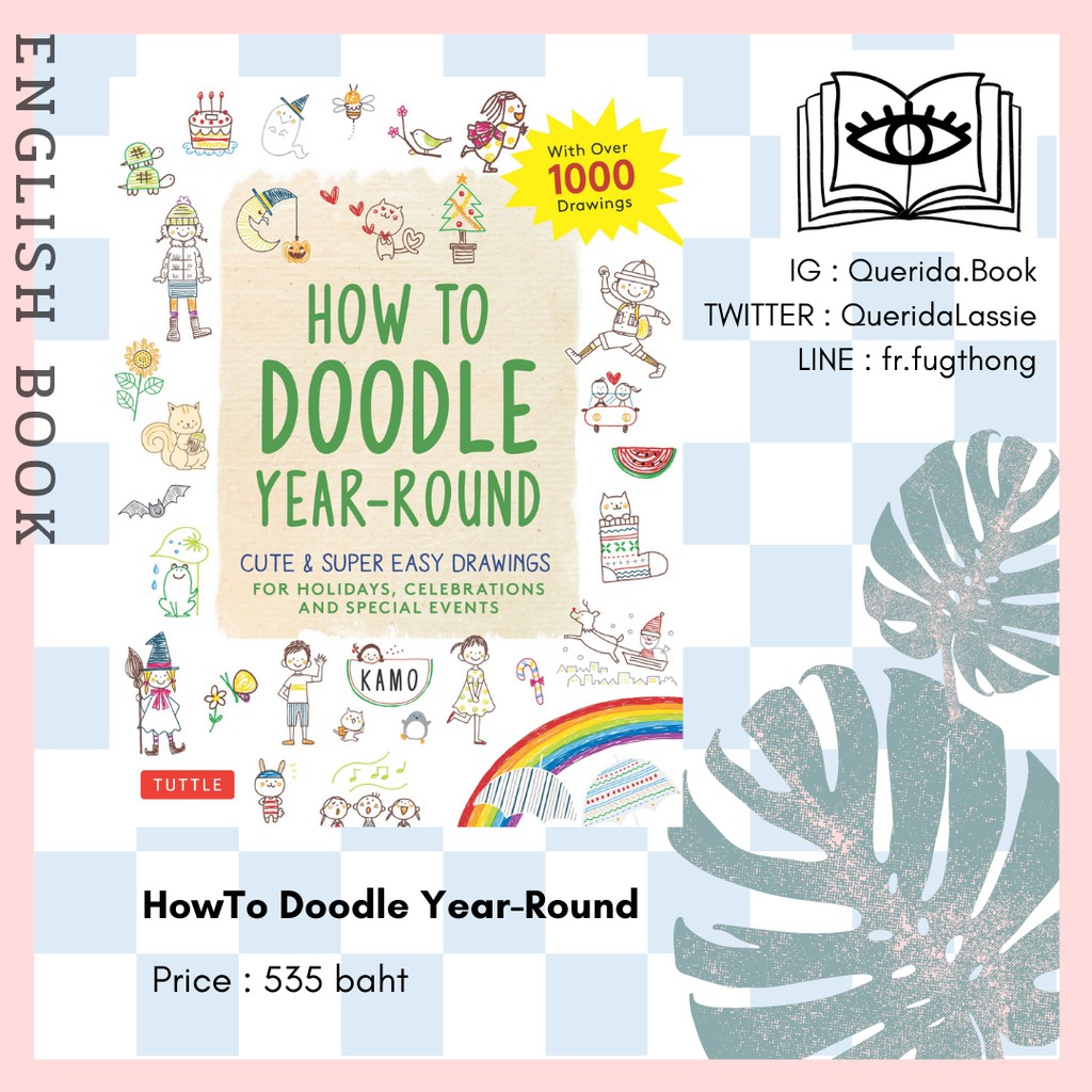 Querida หนังสือภาษาอังกฤษ How to Doodle Year-Round by Kamo - querida ...