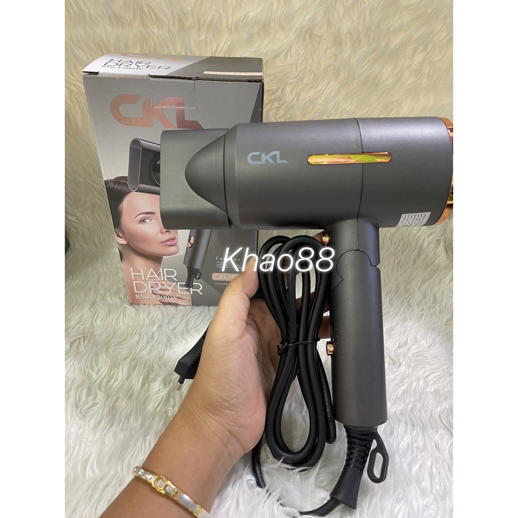 ไดร์เป่าผม รุ่นCKL-6268(ไดร์เป่าผม ปรับความร้อนและแรงลมได้) ไดร์เป่าผม (สีดำ) - saramatklongkarn ...