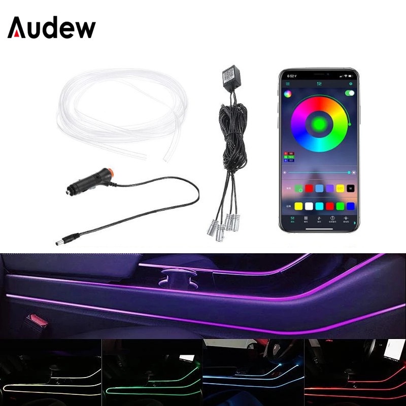 Romantic LED Car Roof Star Night Light Projector Atmosphere Galaxy Lamp ...
