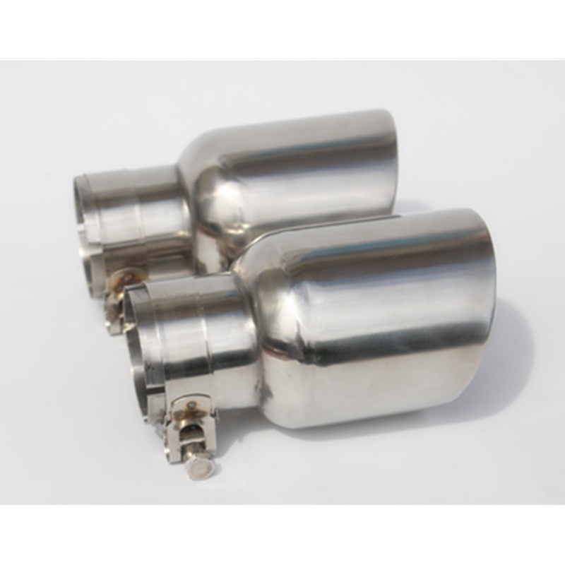 1PCS Inlet (63mm) Outlet (89mm) stainless steel universal Exhaust ...