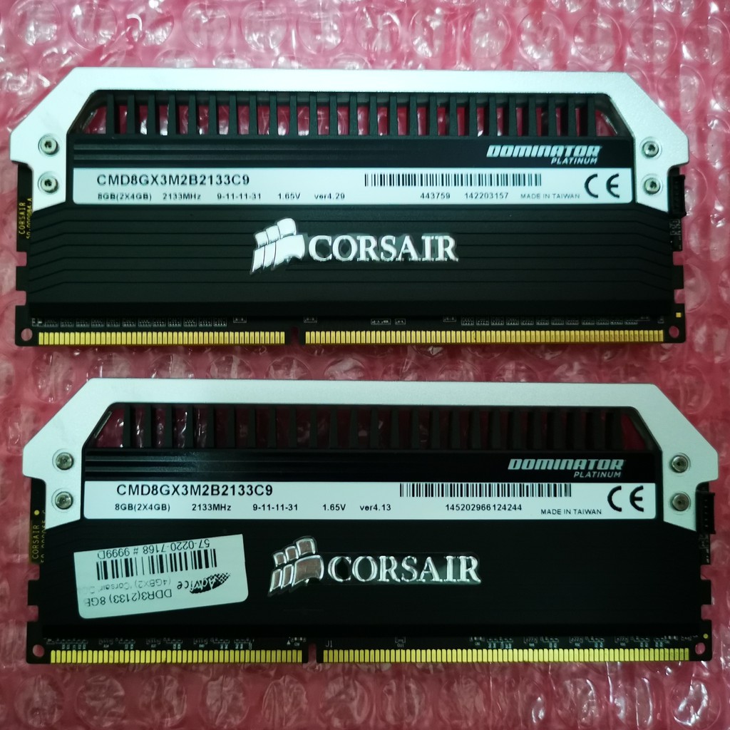 RAM(แรม) Corsair 16GB (4x4GB) DDR3 2133Mhz CL9 Dominator Platinum ...