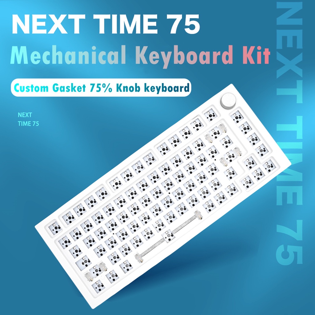 plate 3 แบบ D65 MECHANICAL KEYBOARD KIT CLEAR POLYCARBONATE HOT-SWAP ...
