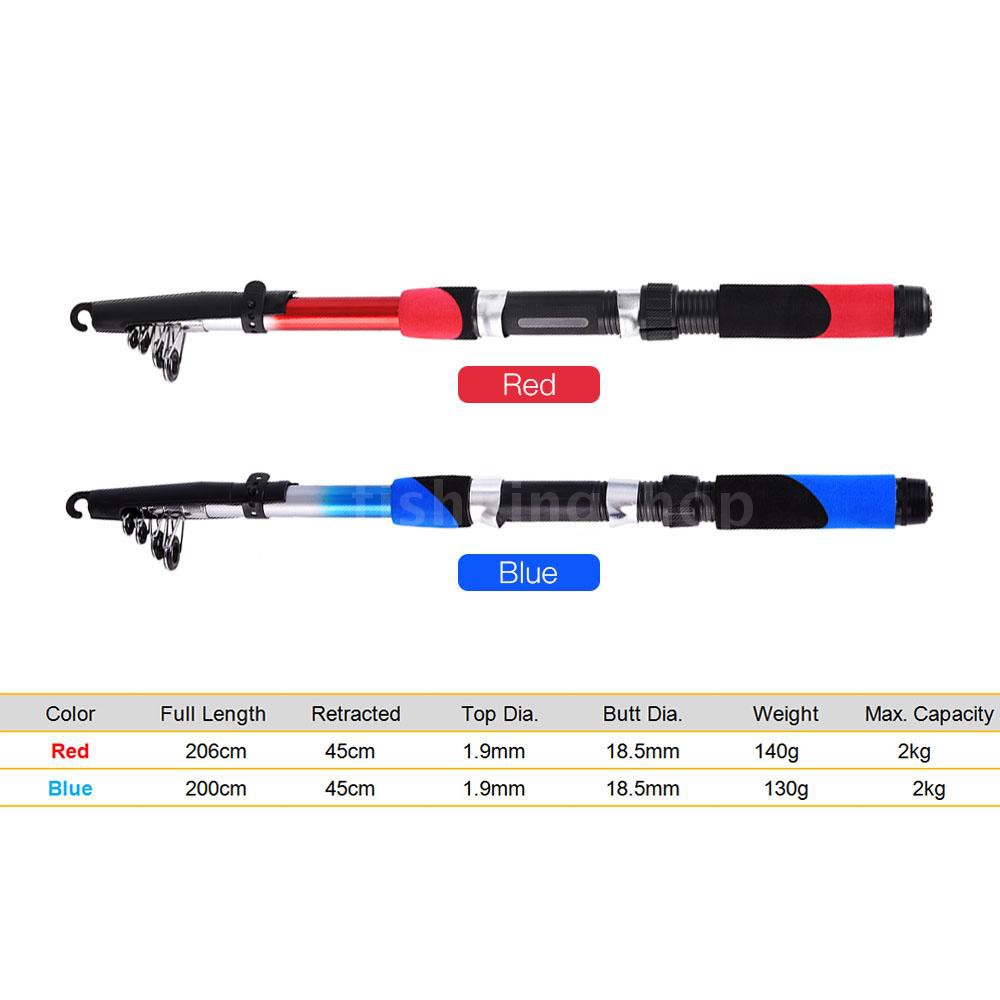 fhyg ] คันเบ็ดตกปลาแบบพกพา 2.1 เมตร - fishking.th - ThaiPick