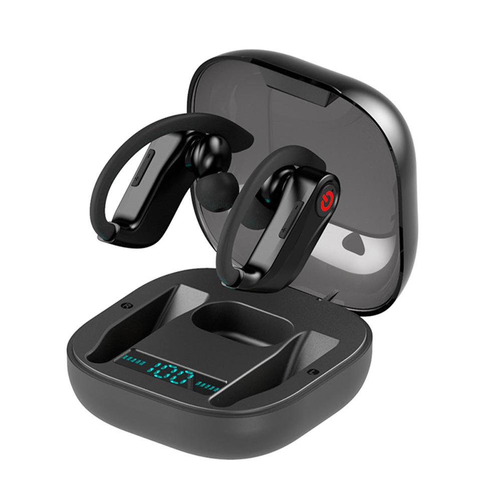 q62 หูฟัง BT powerhbq Pro จอแสดงผลดิจิตอลแฮนด์ฟรีหูฟังกีฬาหูฟัง KPOh ...