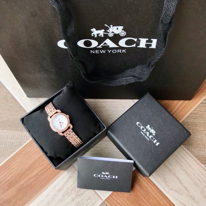 ของแท้ 100 COACH Full diamond coach watches pony cars the latest 22mm ...