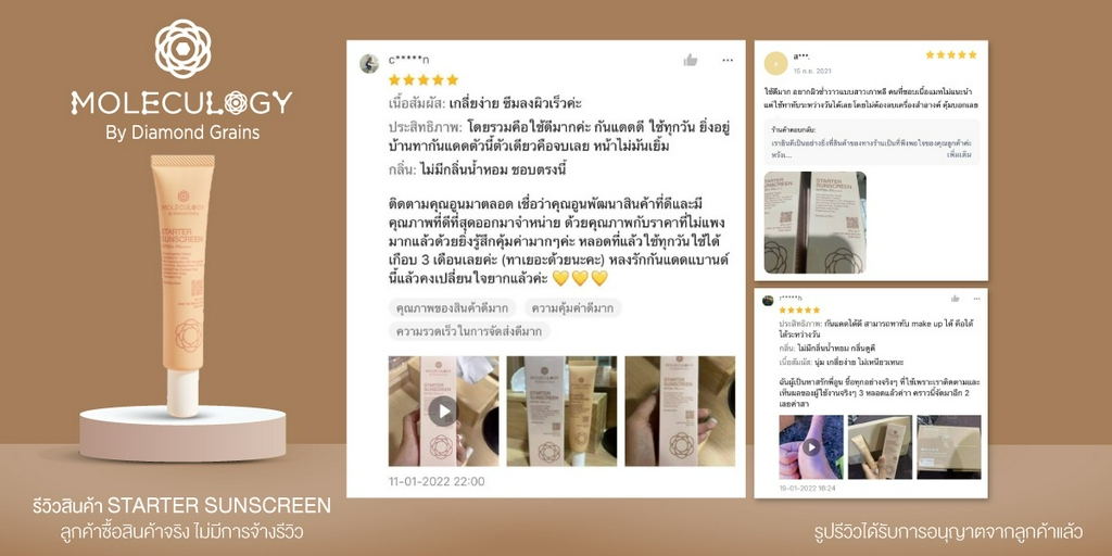 สั่งซื้อสินค้าออนไลน์จาก Moleculogy by Diamond Grains | Shopee Thailand