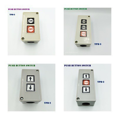 MODEL:TPB-2,TPB-3 PUSH BUTTON SWITCH TPB-2สวิตซ์กด ON-OFF/ลูกศร ขึ้น-ลง ...