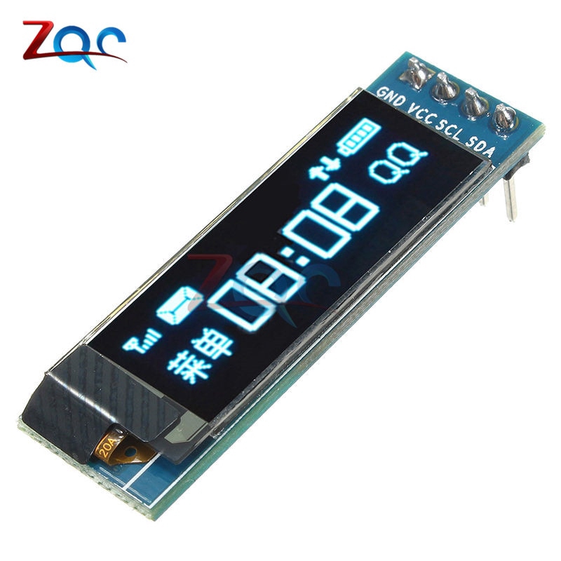 Oled Ssd 1306 Ic Dc 3 . 3 V 5 V Arduino จอแสดงผล Lcd 0 . 3 นิ้ว ...