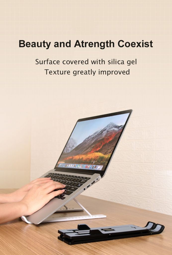 truing Foldable Adjustable ABS Laptop Tablet Stand Portable Desktop ...