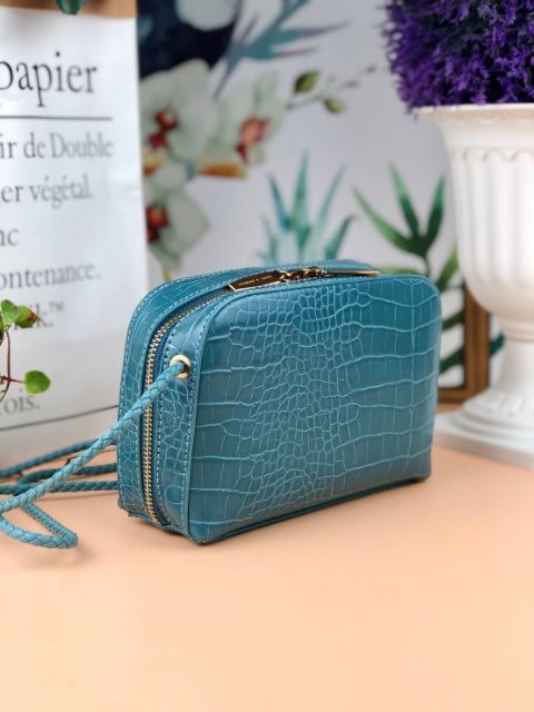 Charles & Keith Croc-Effect Rectangular Crossbody Bag - bng_parfum ...