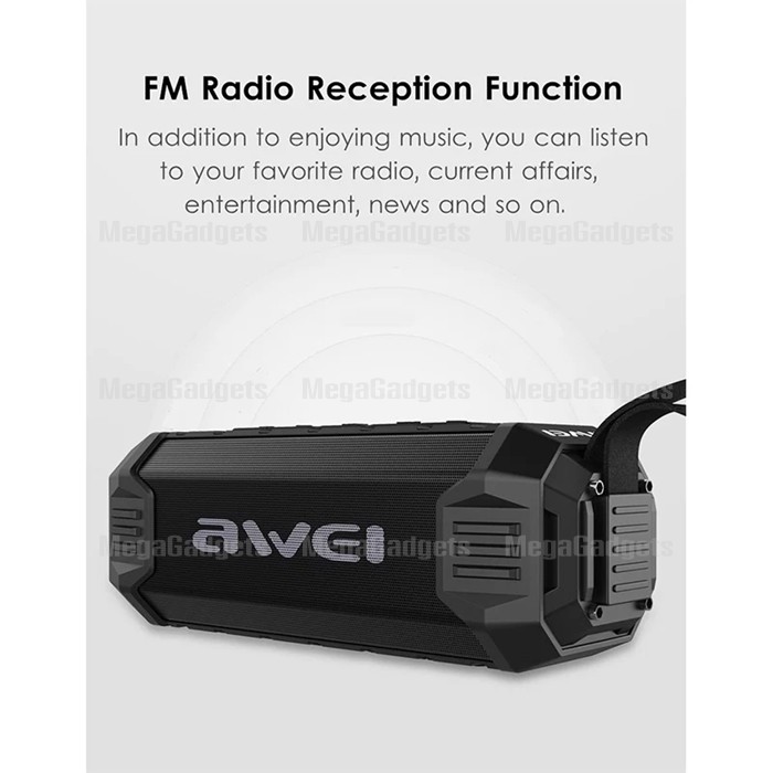 ลำโพงบลูทูธ เสียงดี เบสหนัก แบตอึด มีFM เป็น Power Bannk ได้ Awei Y280 Bluetooth Speaker (แท้100 ...