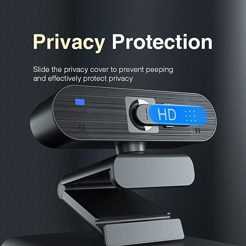 BWebcam FHD 1080P USB Web Camera with Microphone Noise Reduction for PC ...