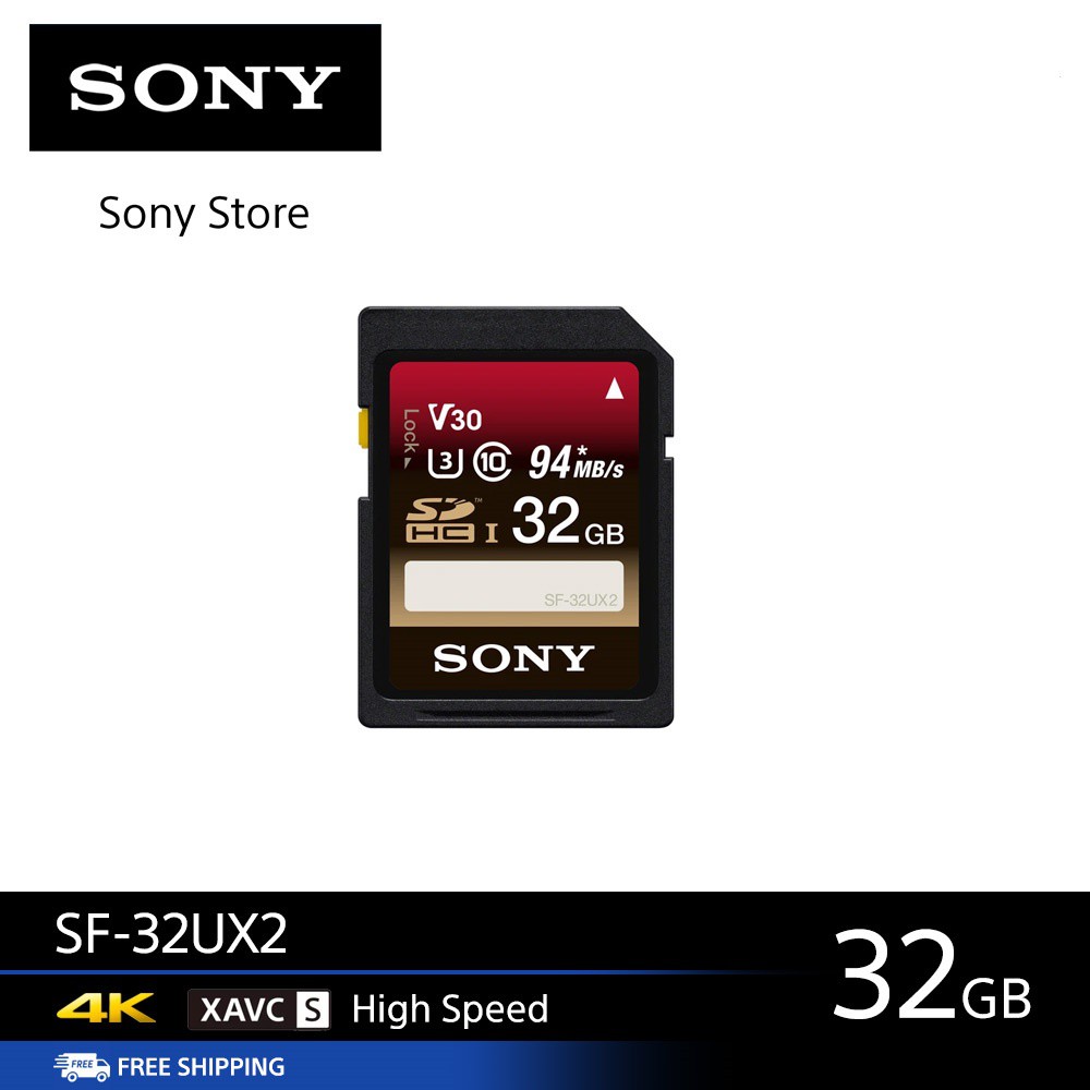 Sony Memory Card SF-32UX Series SD Memory Card 32GB - sony.thailand ...
