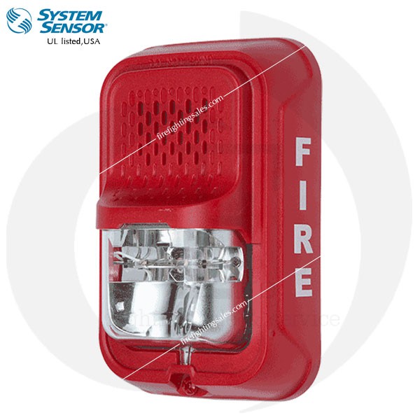 อุปกรณ์ส่งสัญญาณแสงและเสียง รุ่น P2GRL ยี่ห้อ SYSTEM SENSOR มาตรฐาน UL ...