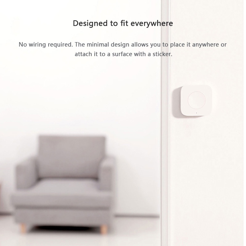 Aqara Wireless Mini Switch Zigbee Sensor One Key Control Button Smart Remote Control Home ...