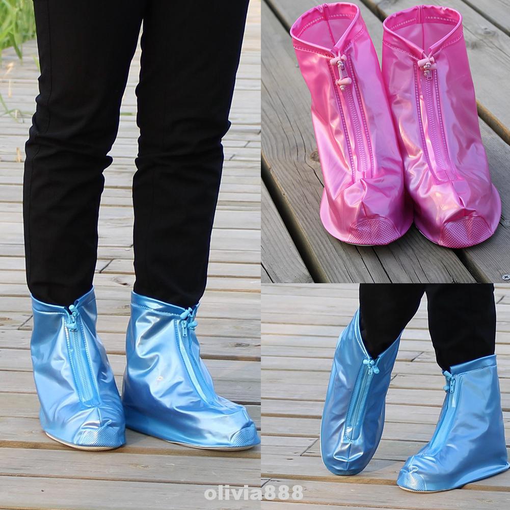 Reusable Rain Gear Boots Snow Shoe Covers Waterproof Shoes Overshoes S ...