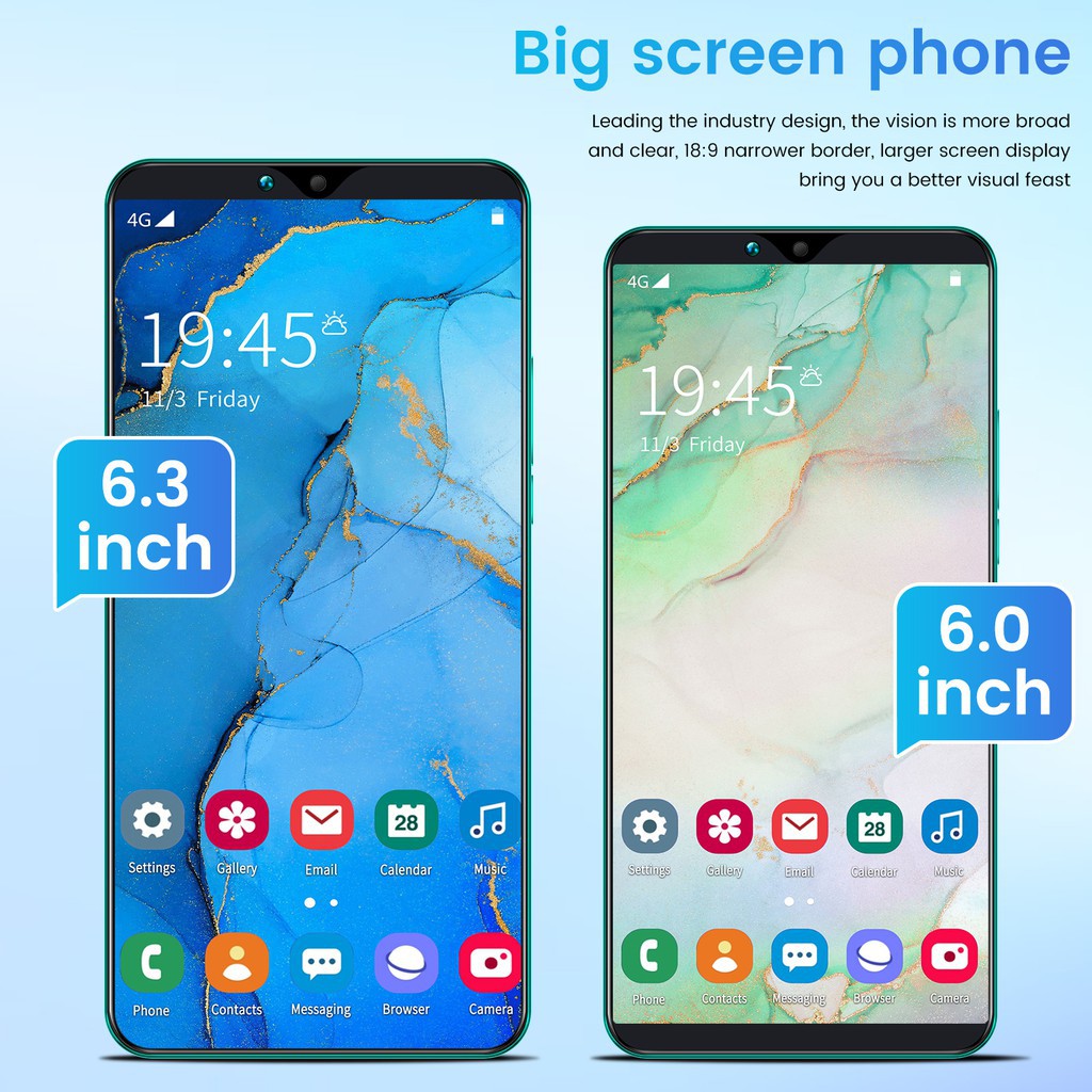 vivo Rino 5 โทรศัพท์ล่าสุดของแท้ 100% 6.3 นิ้วเต็มหน้าจอ 4G vivo สมาร์ท ...